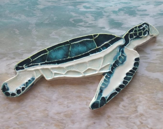 Sea Turtle Ceramic Tile for Mosaic 5 3/4" X 2 1/2" - Etsy