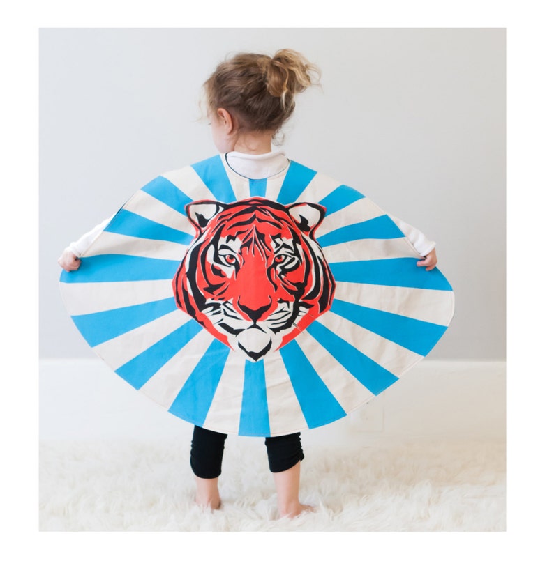 Tiger Cape Circus Tiger Costume Boy Gift Halloween | Etsy
