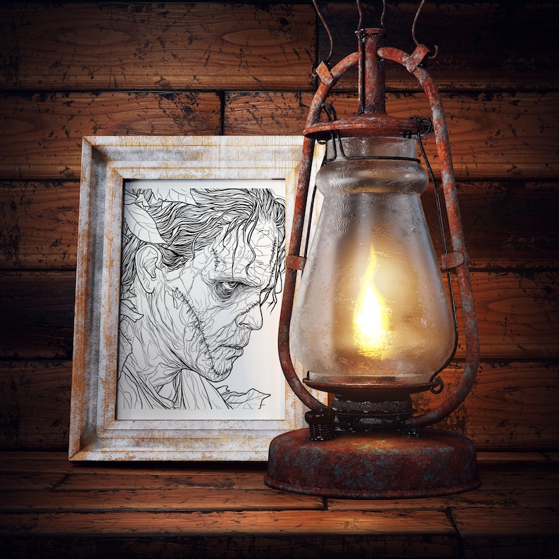 Slasher Horror Coloring Book | Halloween Adult Coloring for Spooky ...