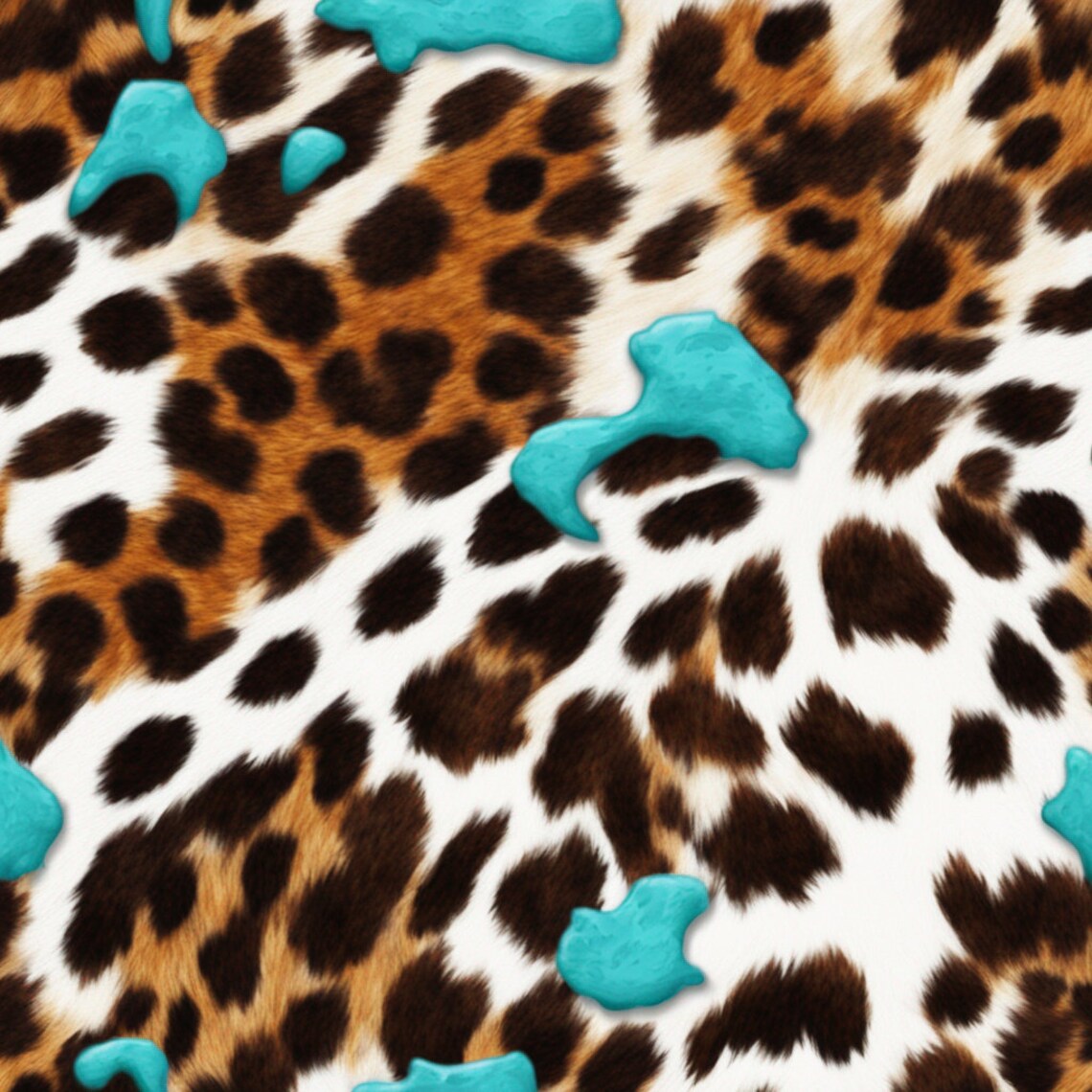 Western Cowhide Print Set of 10 |seamless Patterns |instant Download ...