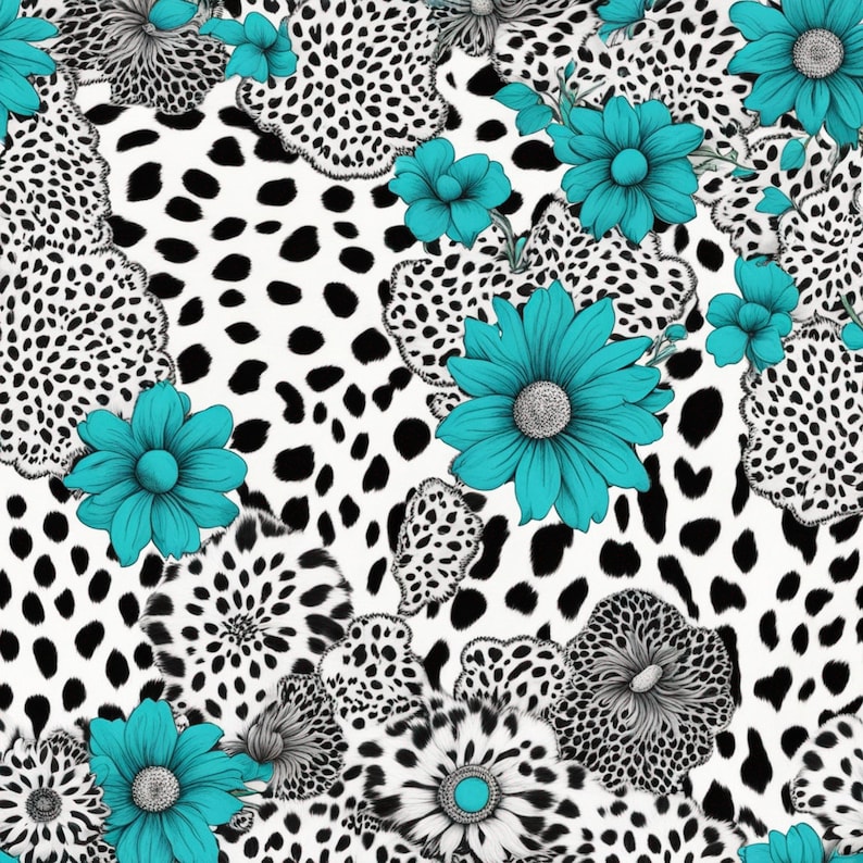 Cowhide Set of 11 |seamless Patterns |instant Download | Printable ...