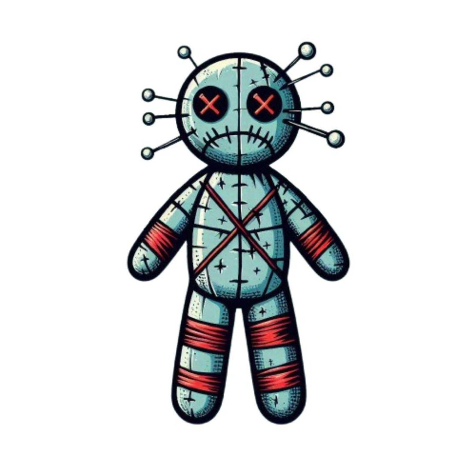 Voodoo Dolls Set of 18 Sublimation PNG Print |instant Download ...