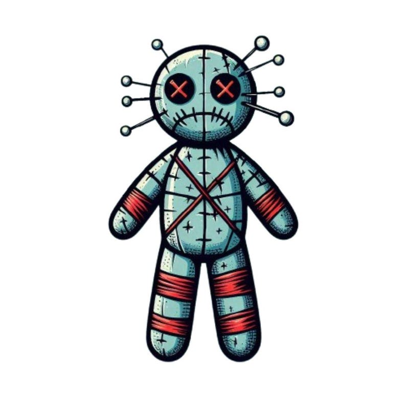 Voodoo Dolls Set of 18 Sublimation PNG Print |instant Download ...