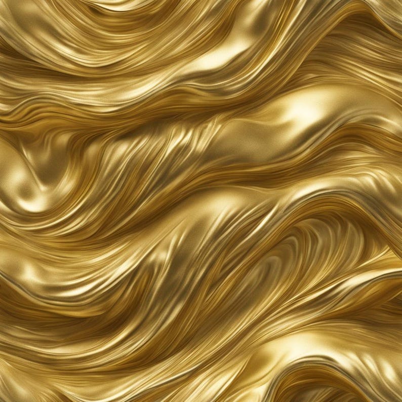 Gold Glitter Wave Seamless Pattern Set (digital Download) - Etsy