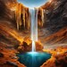 Crystal Waterfall Pattern Set of 12 |seamless Patterns| Instant ...