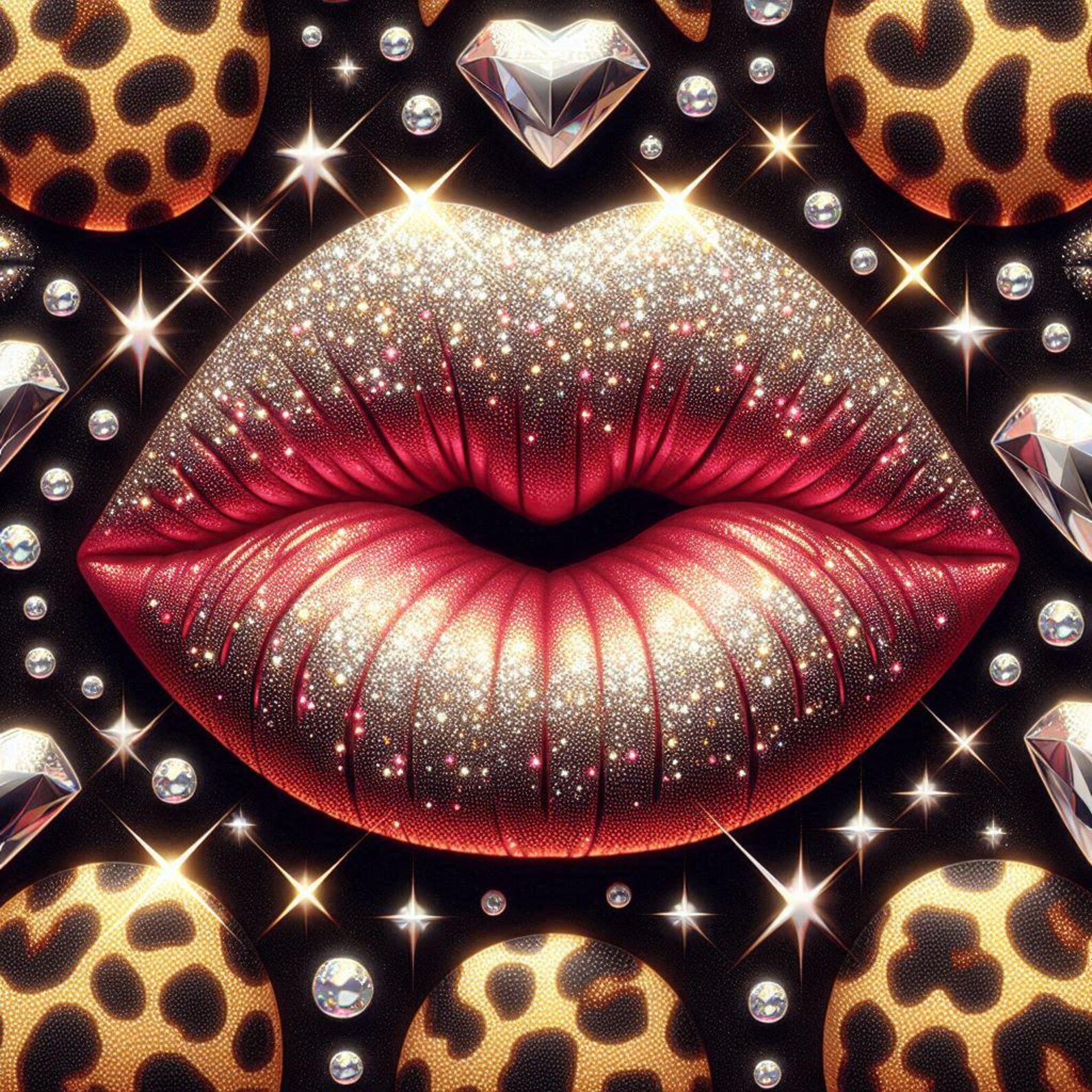 Fashion Kiss Lips Set of 20 |seamless Patterns |instant Download ...