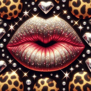 Fashion Kiss Lips Set of 20 |seamless Patterns |instant Download ...