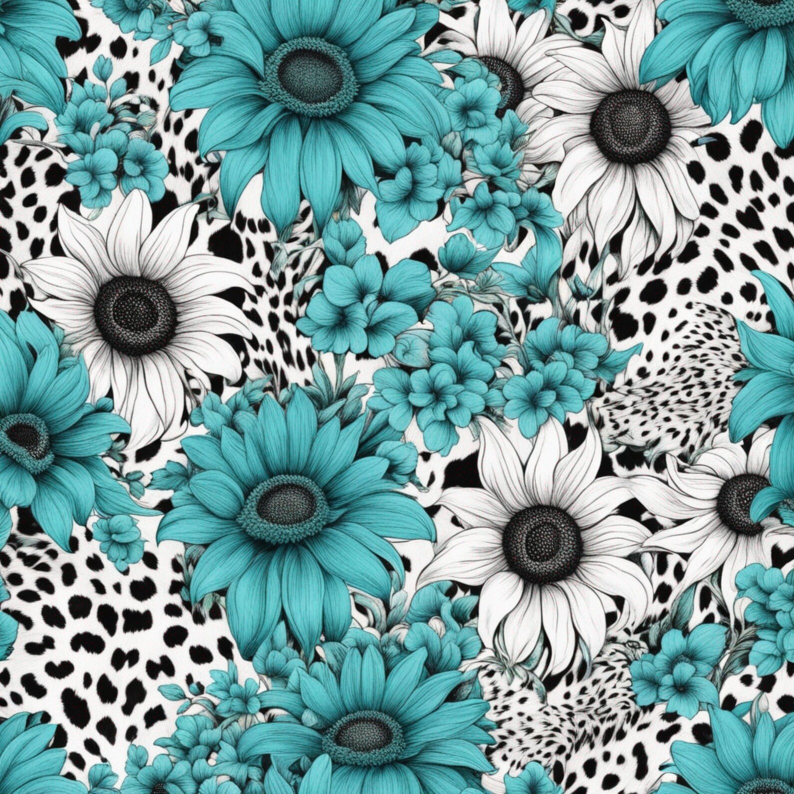 Cowhide Set of 11 |seamless Patterns |instant Download | Printable ...