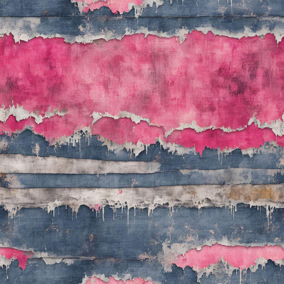 Distressed Denim Textures: Grungy Seamless Patterns (digital Download ...