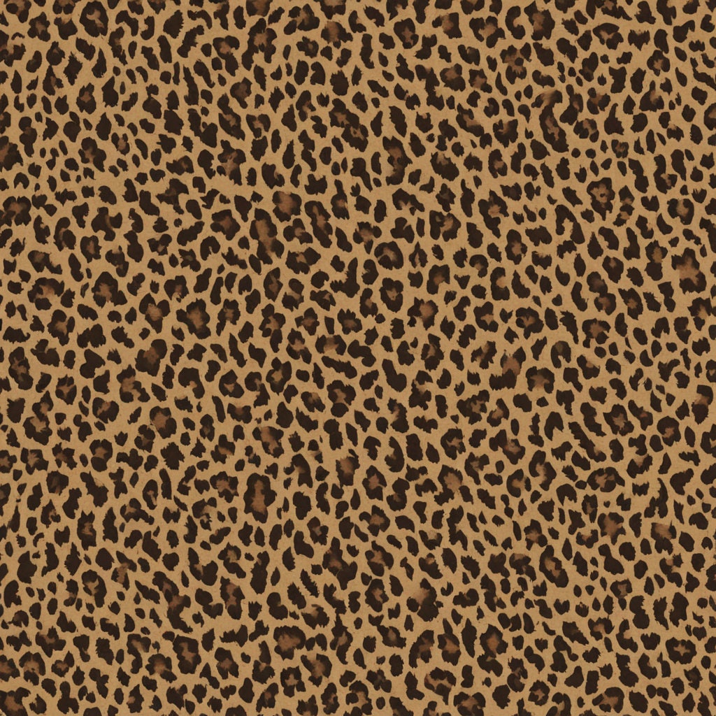 Brown Leopard Print Set of 12 |seamless Patterns |instant Download ...