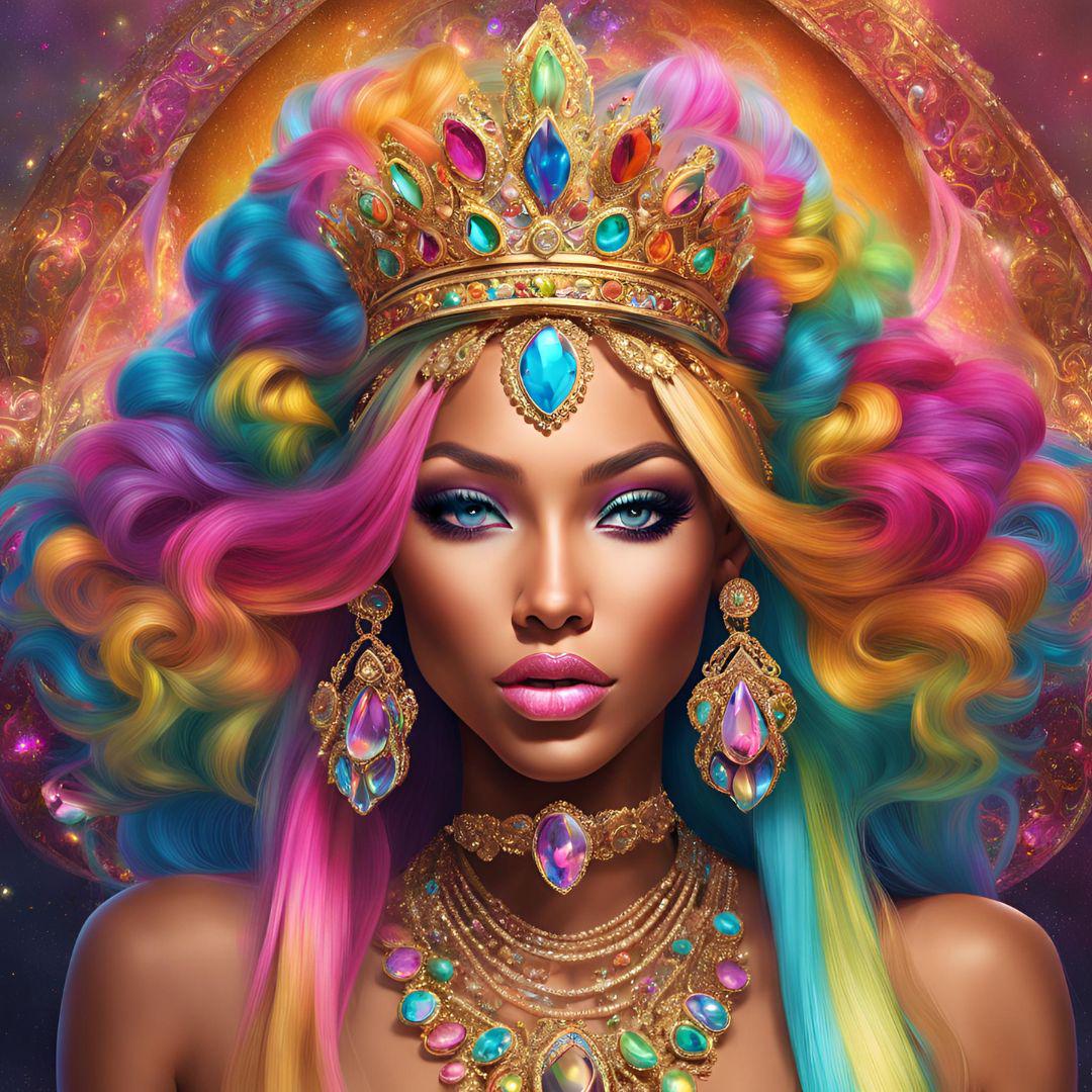 Queen Barbie |seamless Pattern |instant Download | Printable Digital ...