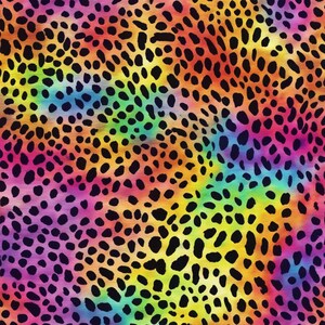 Gorgeous Rainbow Cheetah Print Set of 10 |seamless Patterns |instant ...