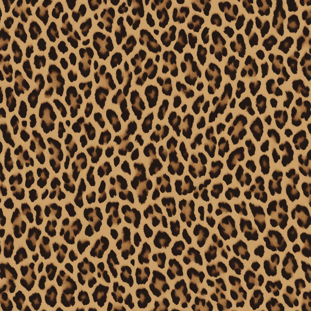 Brown Leopard Print Set of 12 |seamless Patterns |instant Download ...