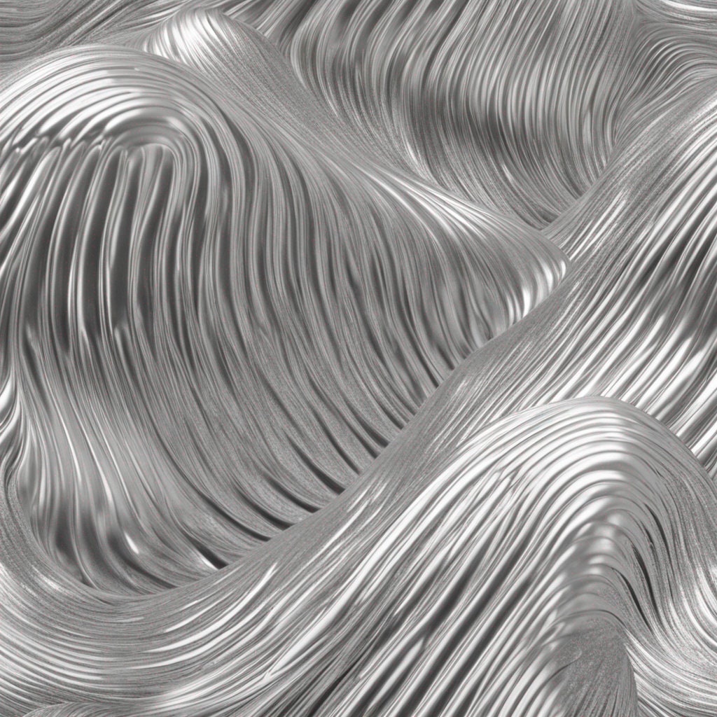 Silver 3D Soft Wave Set of 19 |seamless Patterns |instant Download ...