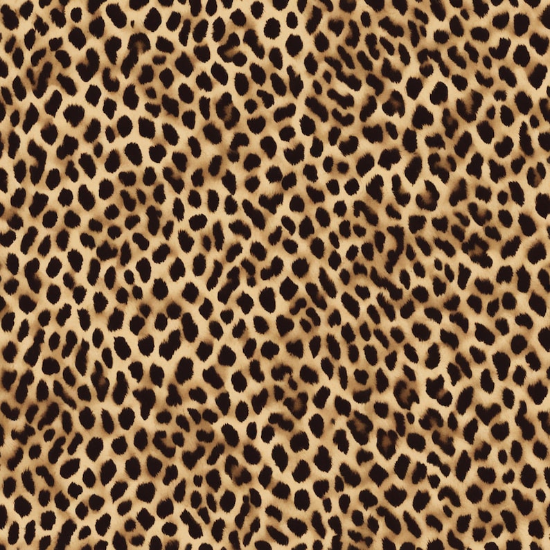 Brown Leopard Print Set of 12 |seamless Patterns |instant Download ...