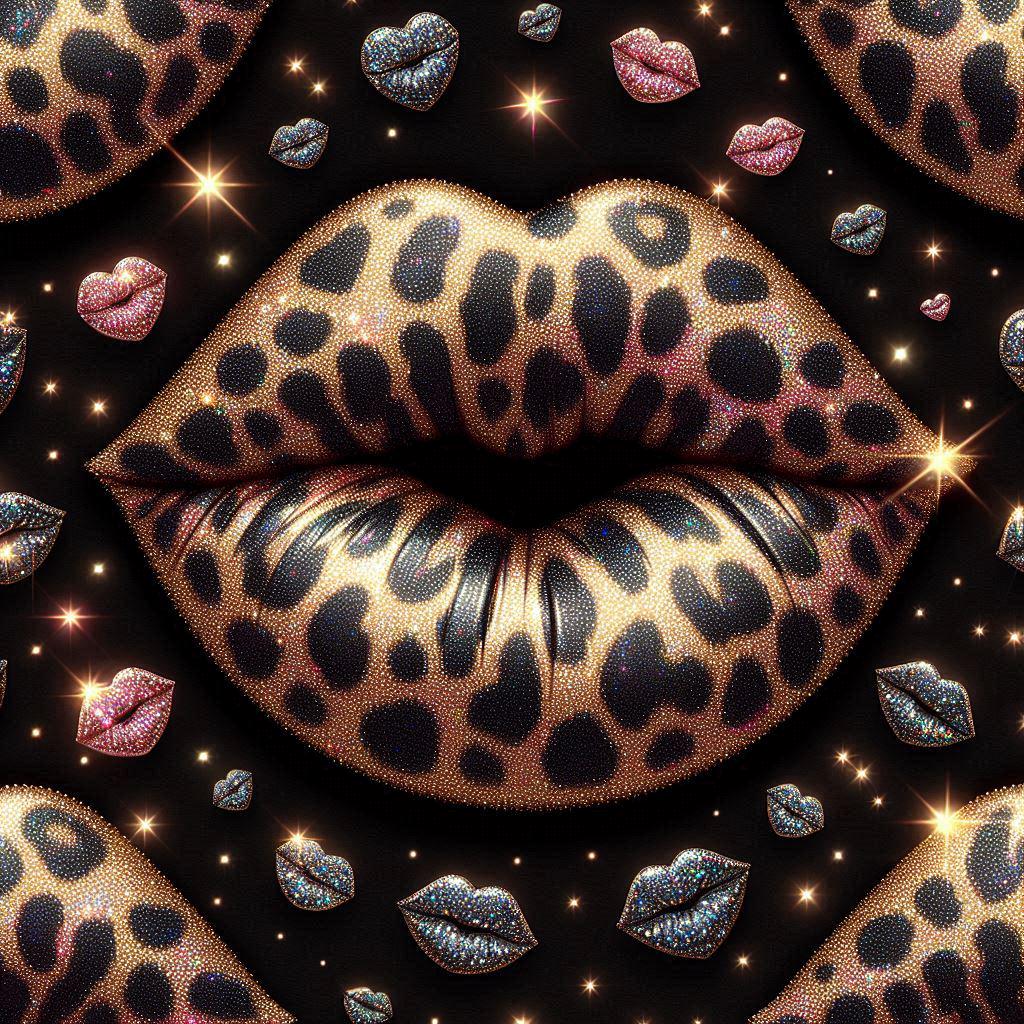 Fashion Kiss Lips Set of 20 |seamless Patterns |instant Download ...