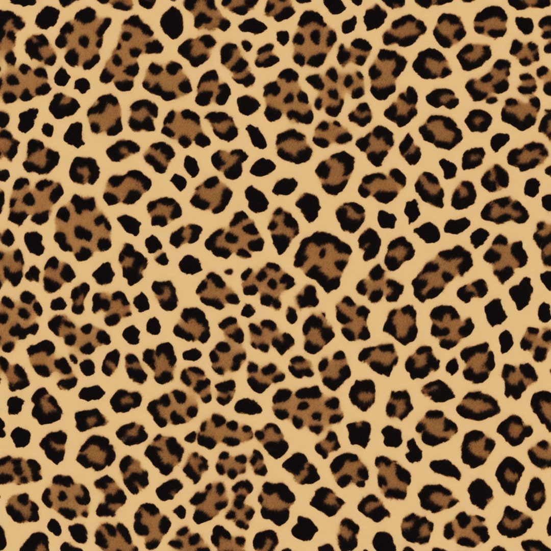 Brown Leopard Print Set of 12 |seamless Patterns |instant Download ...