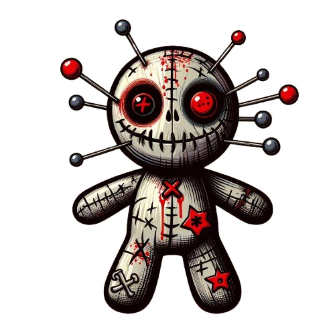 Voodoo Dolls Set of 18 Sublimation PNG Print |instant Download ...