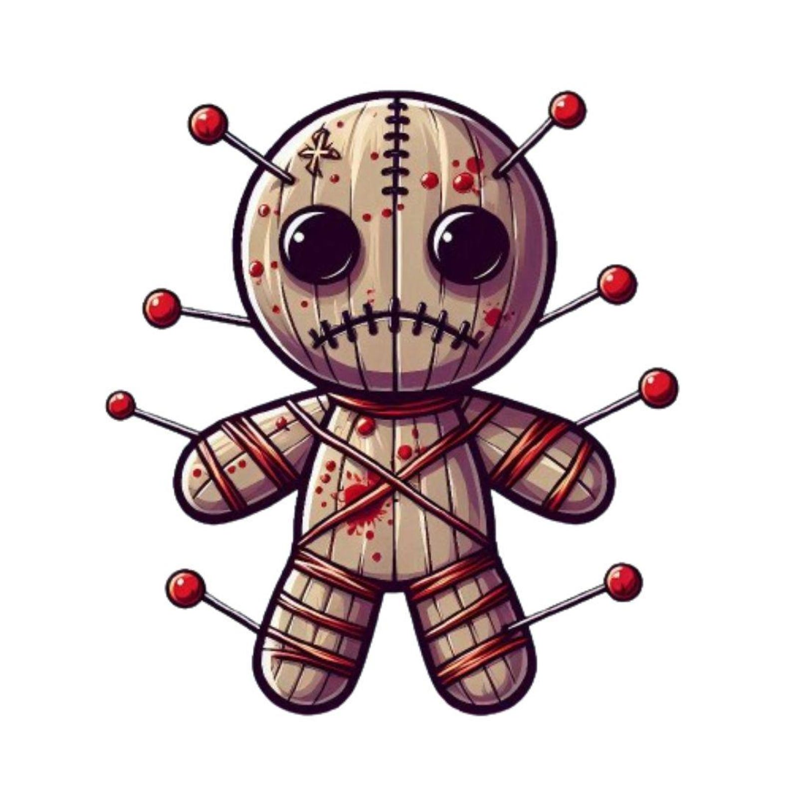 Voodoo Dolls Set of 18 Sublimation PNG Print |instant Download ...
