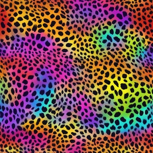 Gorgeous Rainbow Cheetah Print Set of 10 |seamless Patterns |instant ...