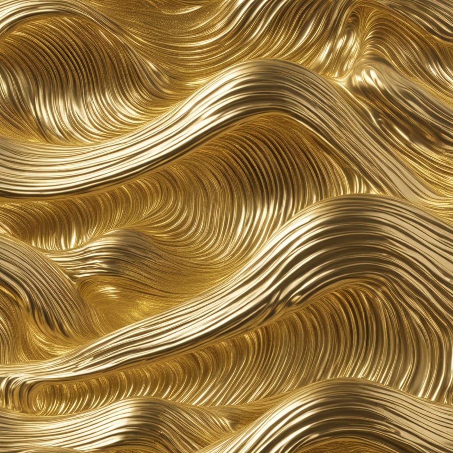 Gold Glitter Wave Seamless Pattern Set (digital Download) - Etsy