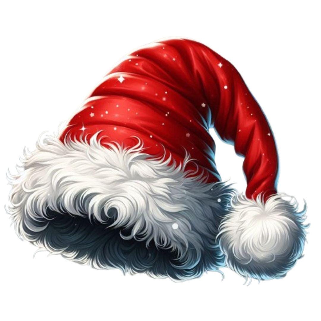 Santa Hat Set of 22 Sublimation PNG Print |instant Download ...
