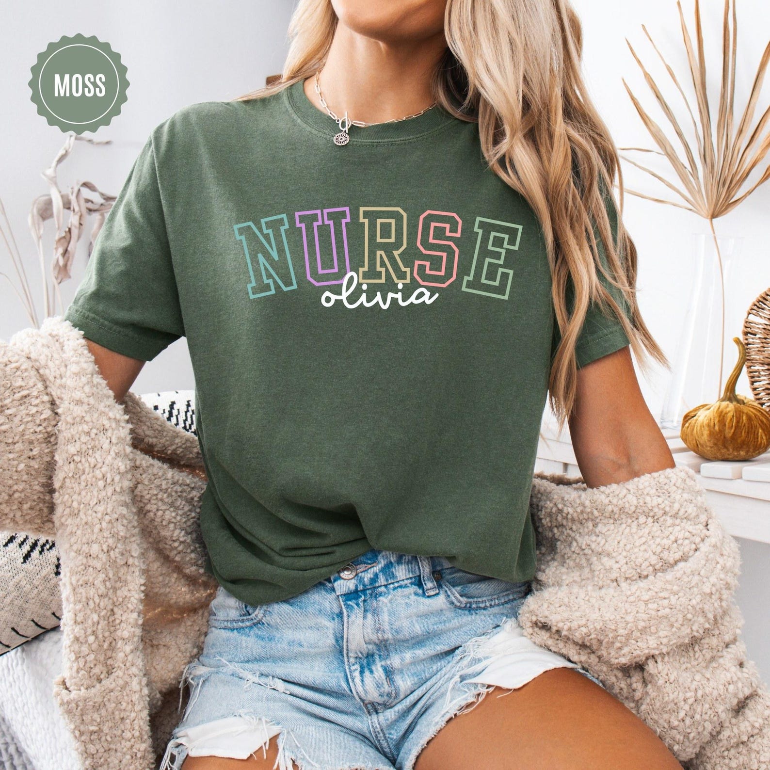 Personalized Nurse Shirt, Custom Nurse Shirt, Nurse Sweatshirt, Nurse ...