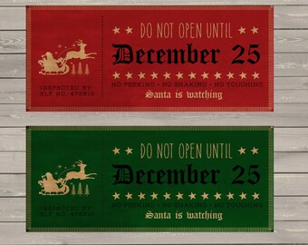 Do Not Open Sticker - Etsy