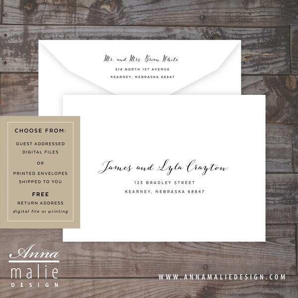 Envelope Printing - Etsy