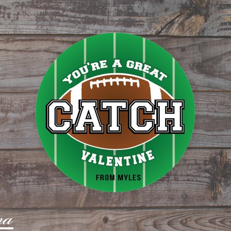 Football Valentine - Etsy