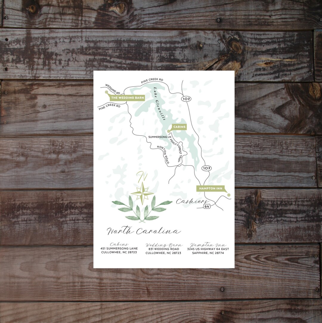 Map, Hand Drawn Map, Wedding Map, Event Map, Printed Maps, Diy Map ...