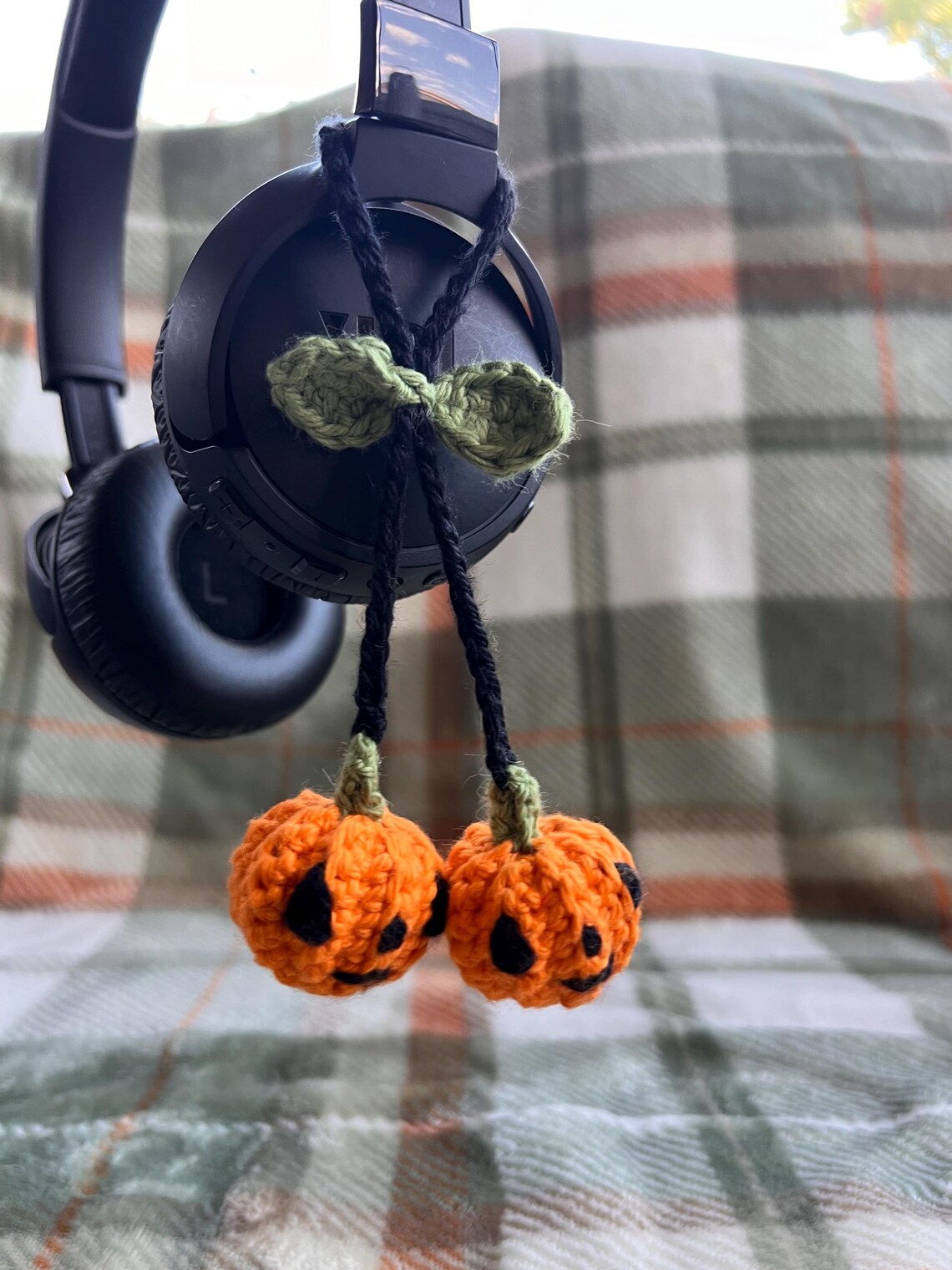 Jackolantern Headphone Charm - Etsy