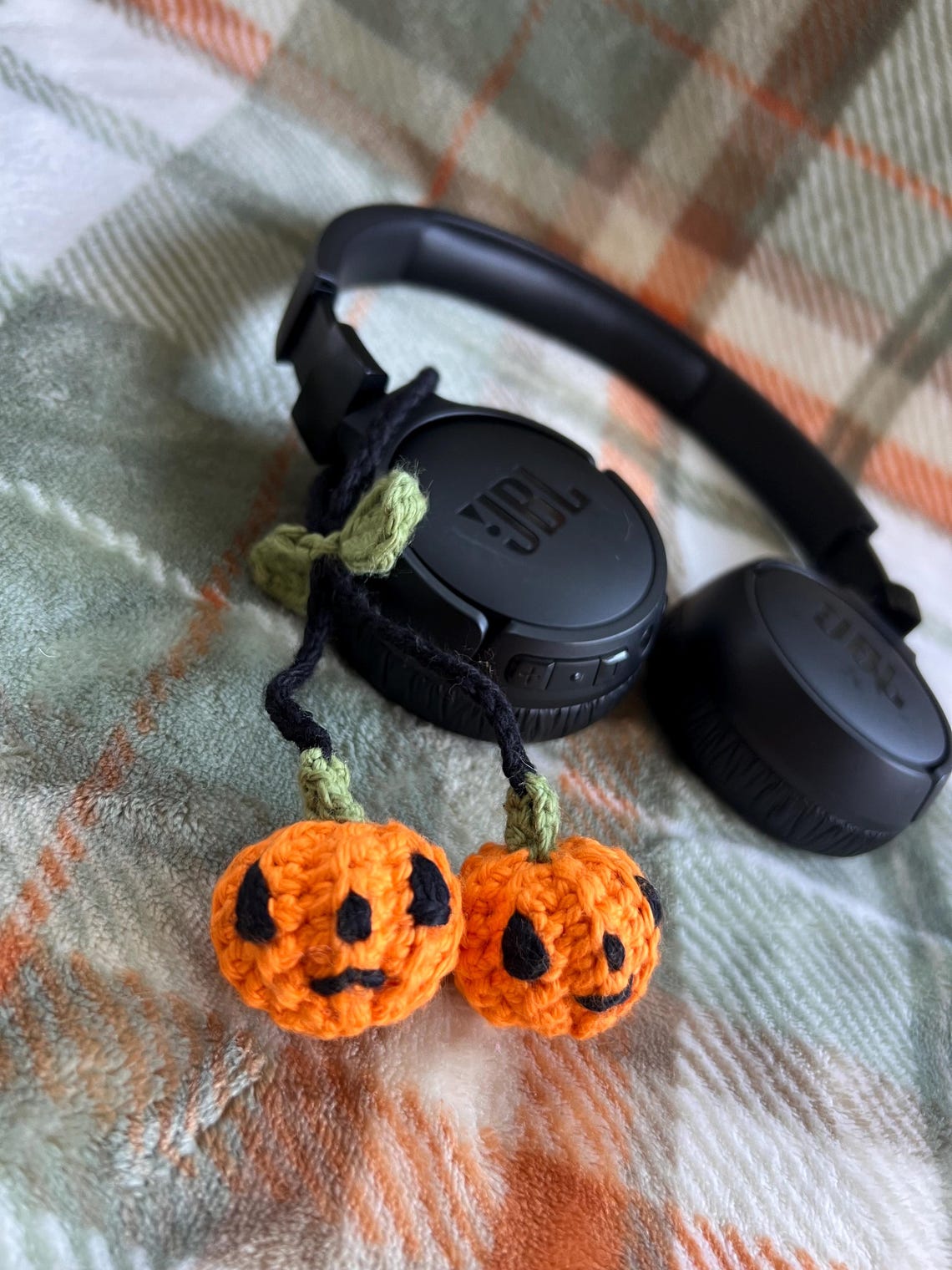 Jackolantern Headphone Charm - Etsy