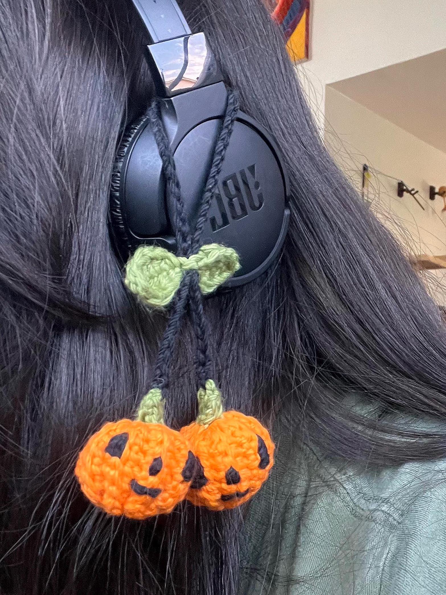 Jackolantern Headphone Charm - Etsy