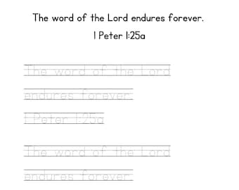 Psalms Bible Verse Copywork Bundle 1, 1st Grade, 2nd Grade, Homeschool ...