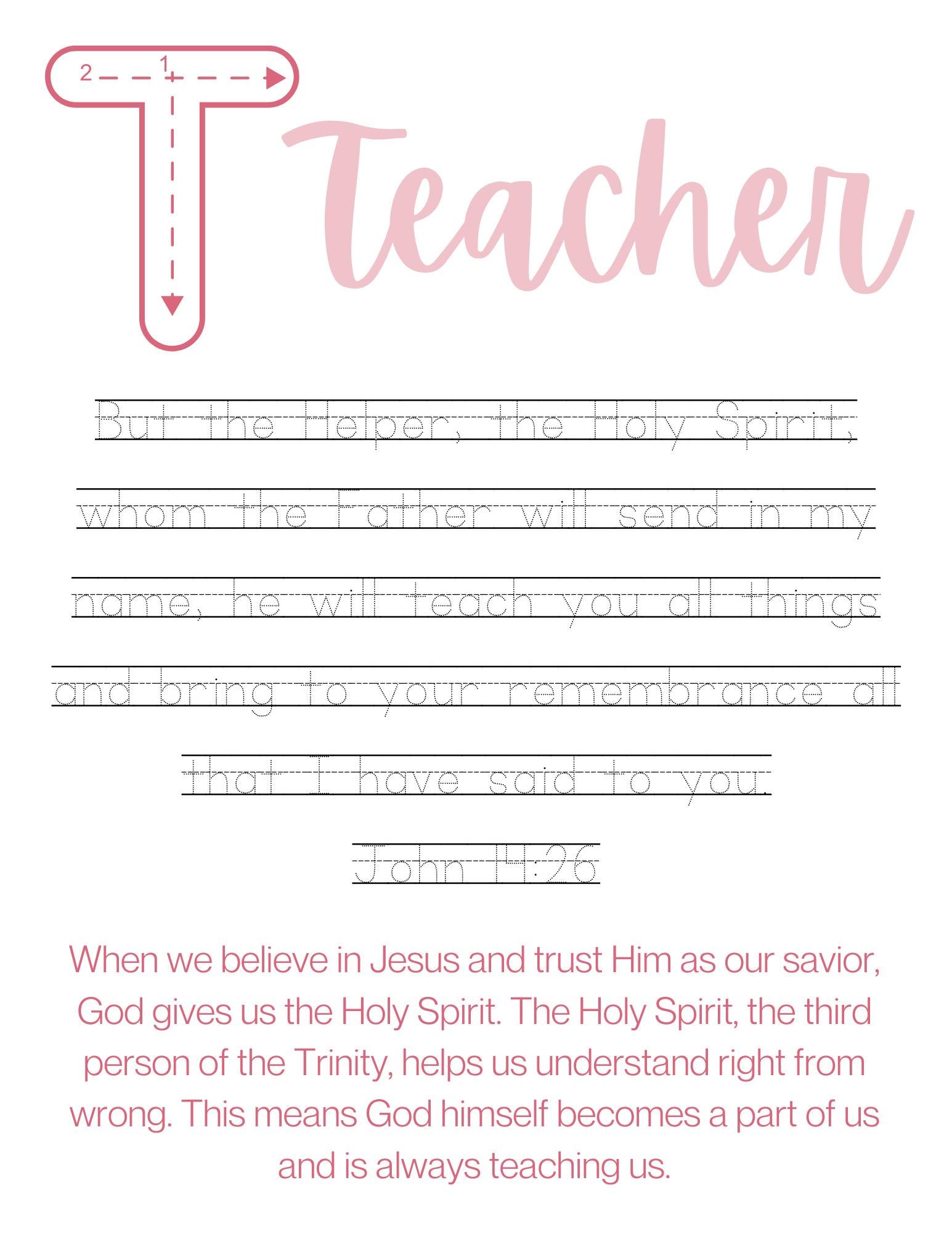 Attributes of God Tracing and Coloring Pages A-Z (upper Case Only) - Etsy