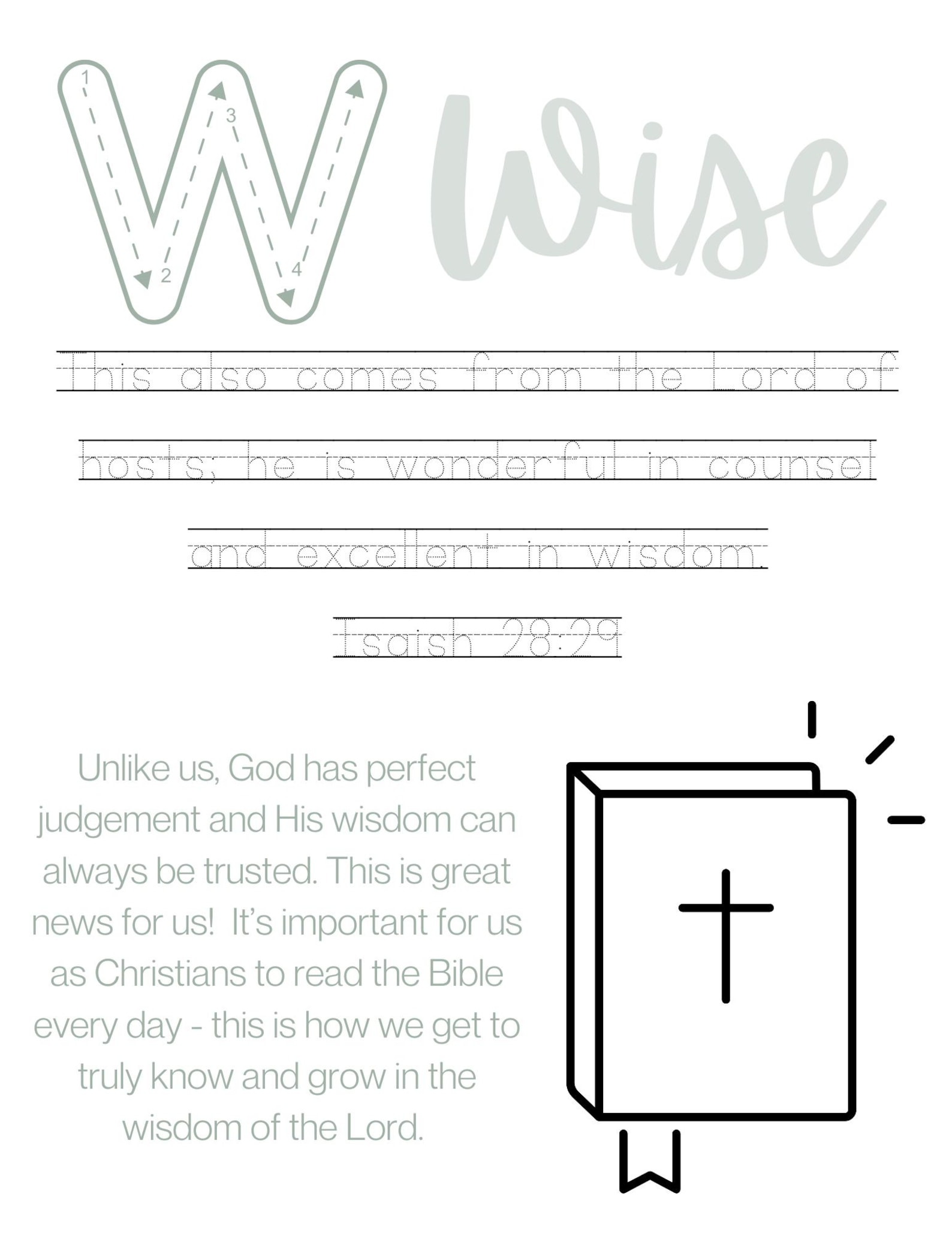 Attributes of God Tracing and Coloring Pages A-Z (upper Case Only) - Etsy
