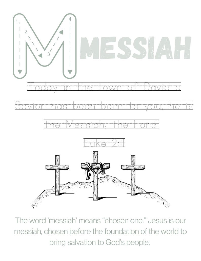 Attributes of God Tracing and Coloring Pages A-Z (upper Case Only) - Etsy