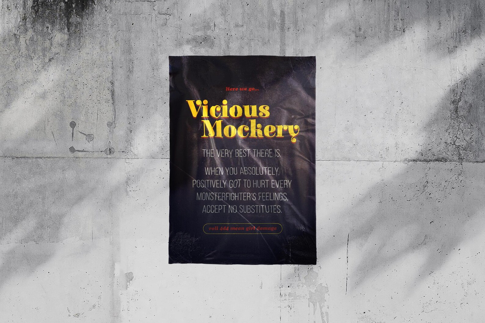 Printable Dnd Wall Art - Vicious Mockery Spell | Dnd Gifts, Posters ...