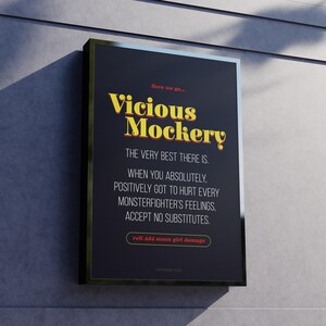 Printable Dnd Wall Art - Vicious Mockery Spell | Dnd Gifts, Posters, & Decor | Digital Download ...