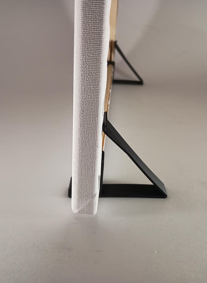 Canvas Stand Art Holder for Shelf Canvas Art With Flexible Stands ...
