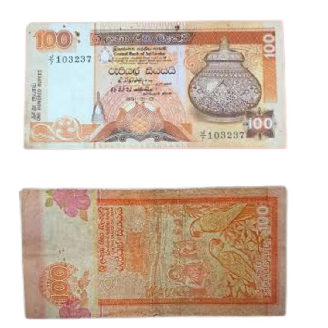 1995 Ceylon 100 Rupees ,km 111a Old Note Sri Lanka Asian Country - Etsy