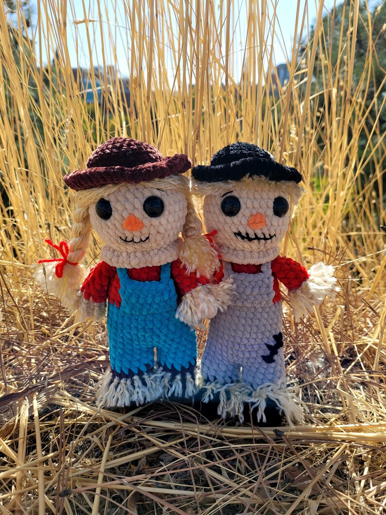 Scarecrow Crochet Pattern - Etsy