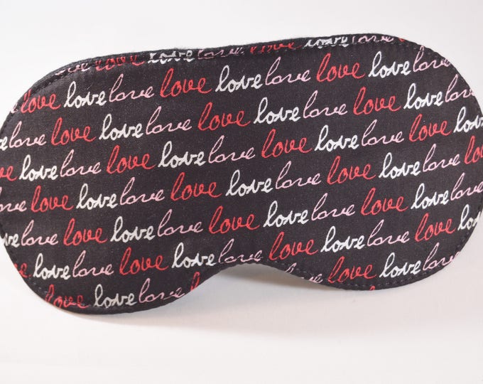 Love Sleeping Mask Words Novelty Gift Adjustable Comfortable - Etsy