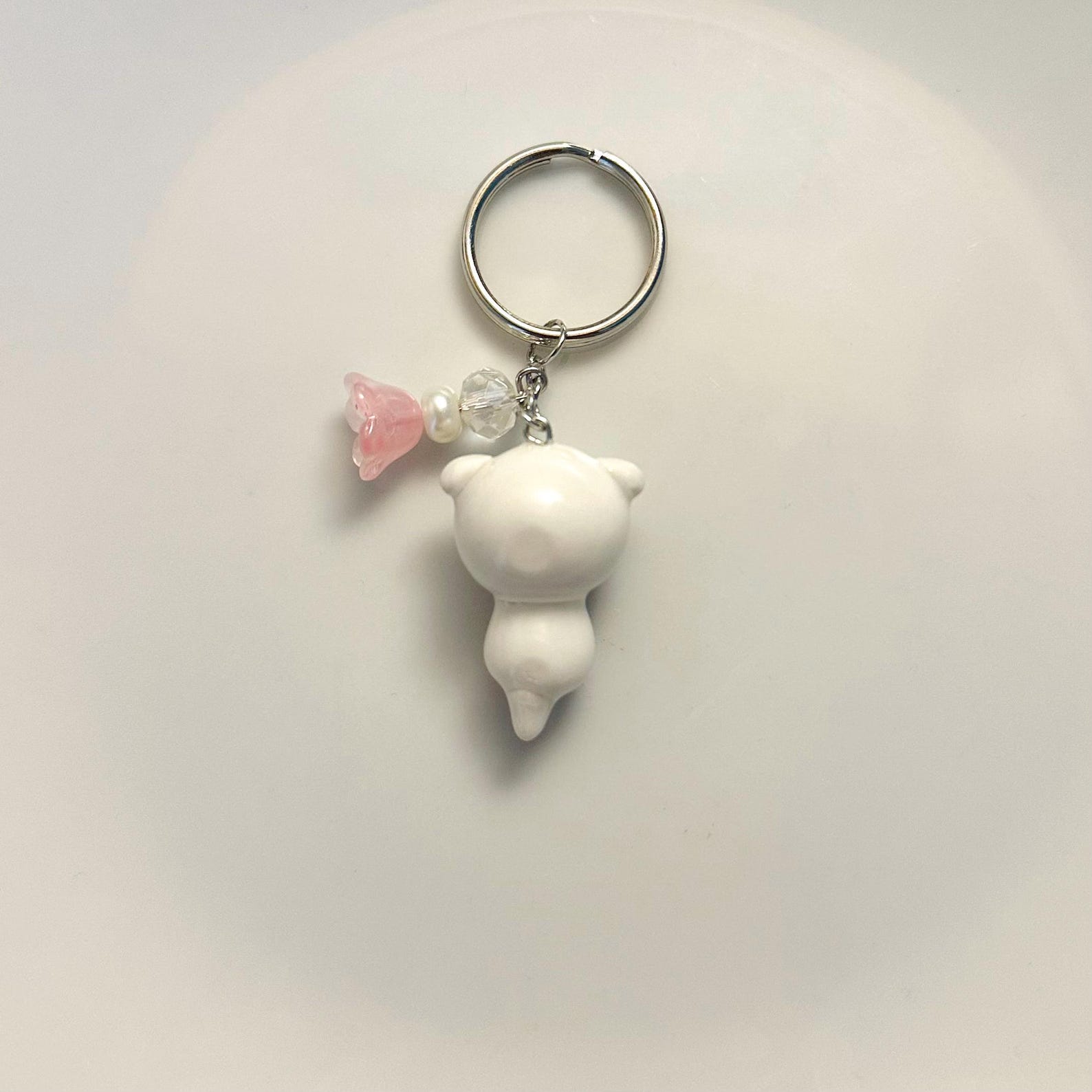Otter Duo Keychain - Perfect Sea Animal Gift in Pink and White - Etsy