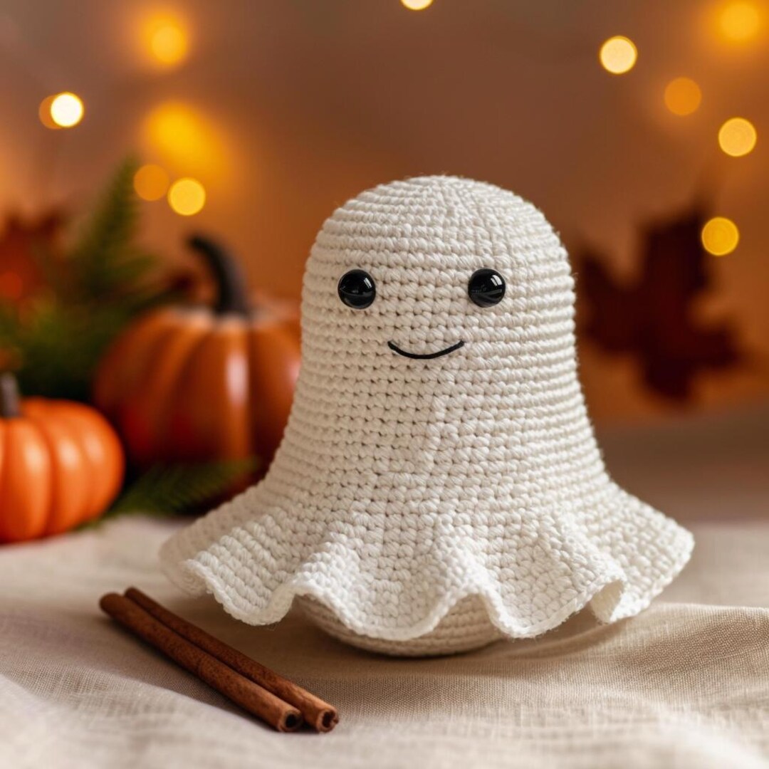Mini Ghost Amigurumi Crochet Pattern PDF | Halloween Decor | Beginner ...