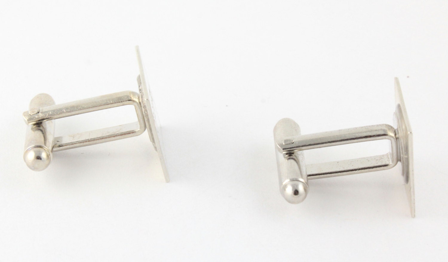 Sterling Silver Cufflinks Custom Men's Cuff Links - Etsy
