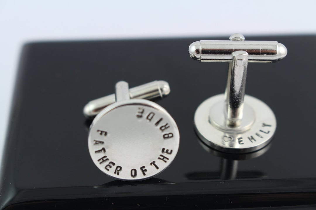 Secret Message Cufflinks - Father of the Bride Cufflinks - Wedding Gift ...