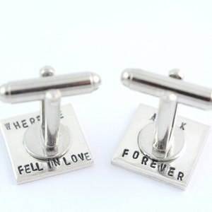Secret Message Cufflinks - Coordinates Cufflinks - Gift for Dad ...