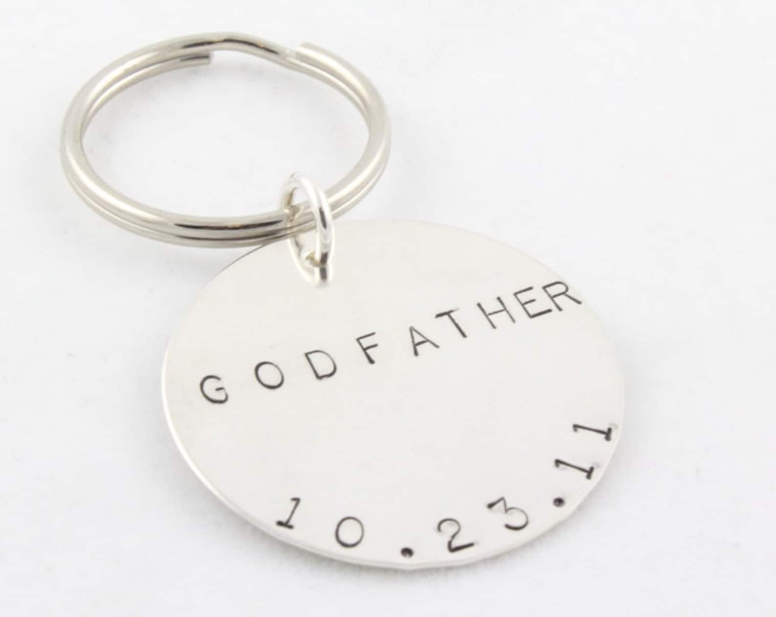 Godfather Keychain God Father Key Ring Custom Keychain - Etsy